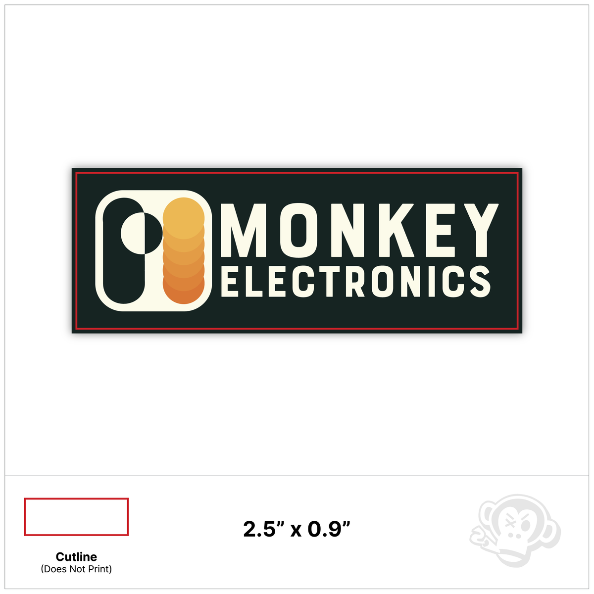 Monkey Electronics Logo Light Version - Monkey Studios 2.5x0.9 ...