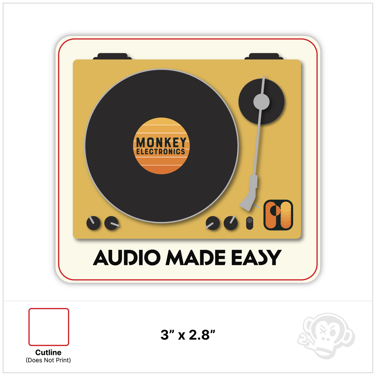 Monkey Electronics Record Player - Monkey Studios 3x2.8 ...