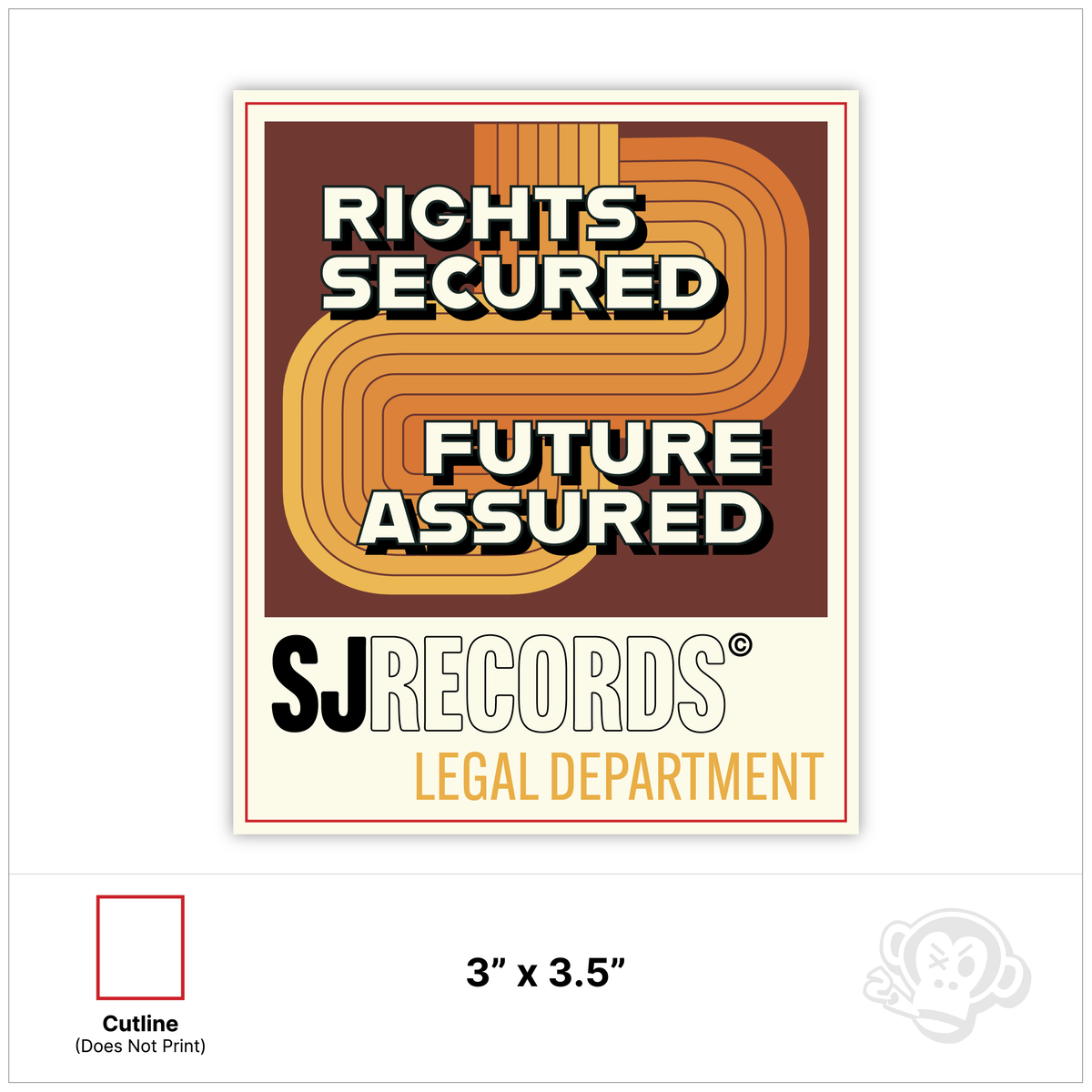 SJ Records Rights Secured Future Assured - Monkey Studios 3x3.5 ...