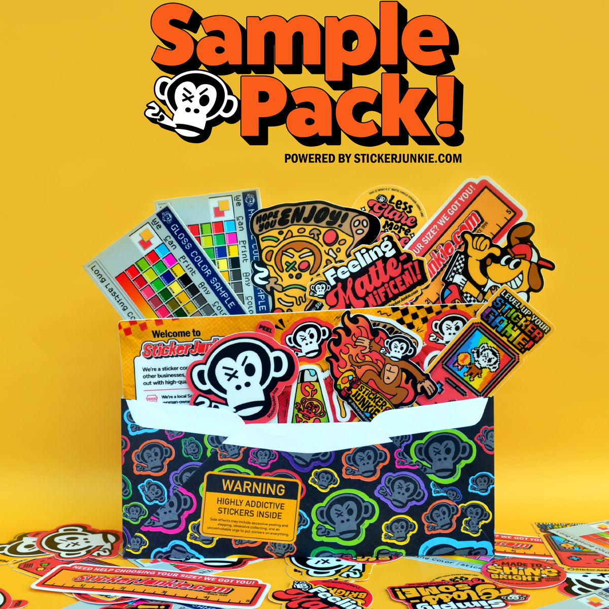 Sample Sticker Pack - Ships Free! – StickerJunkie.com
