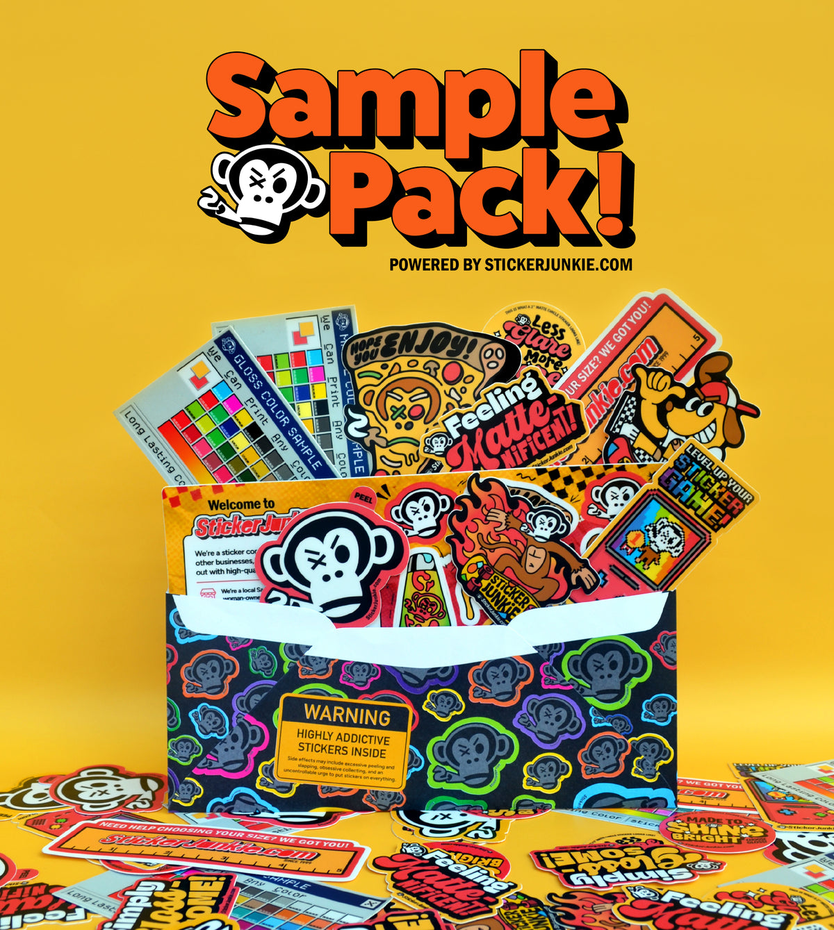 Sample Sticker Pack - Ships Free! – StickerJunkie.com