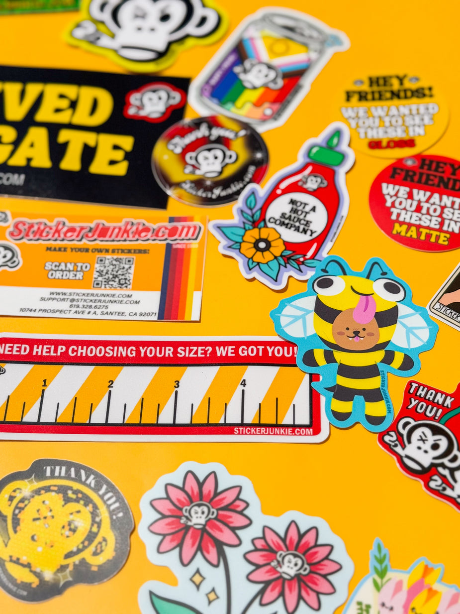 Sample Sticker Pack - ships free! – StickerJunkie.com