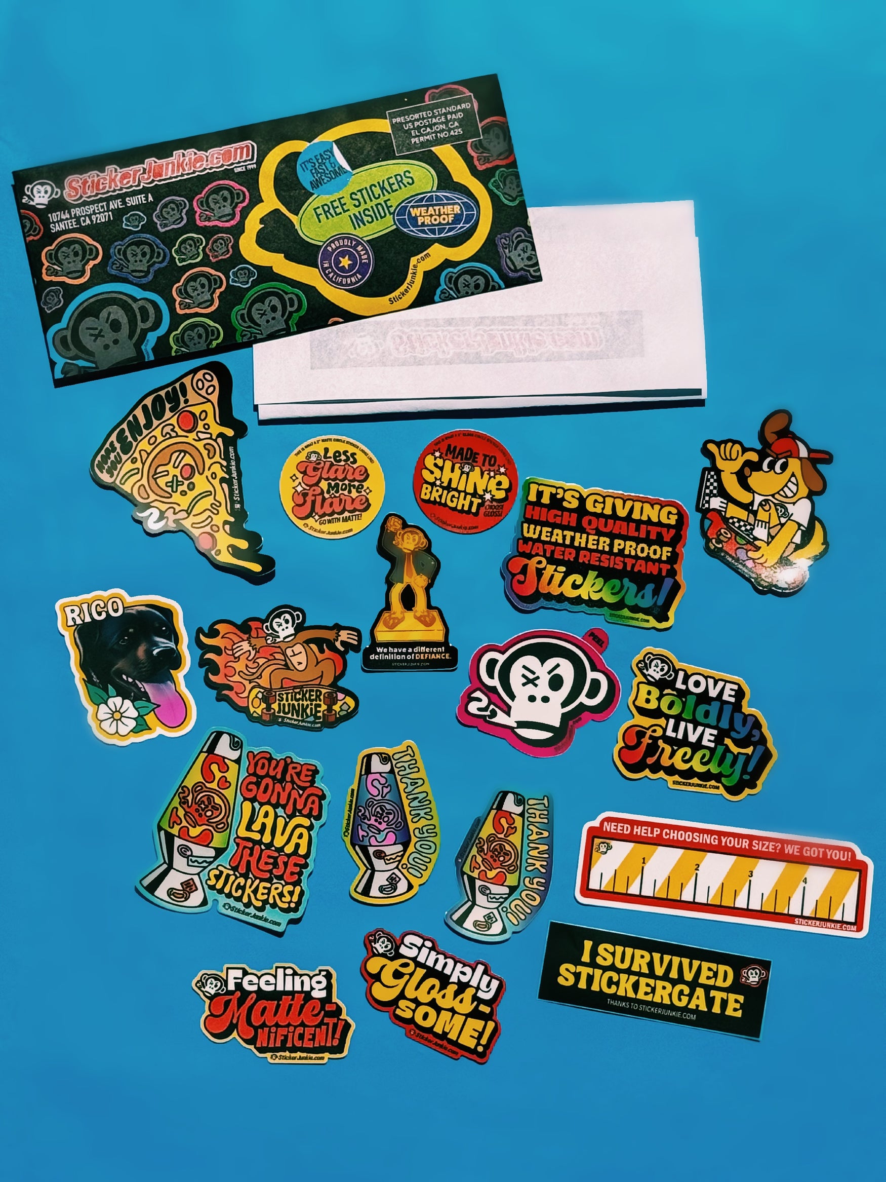Sample Sticker Pack - ships free! – StickerJunkie.com