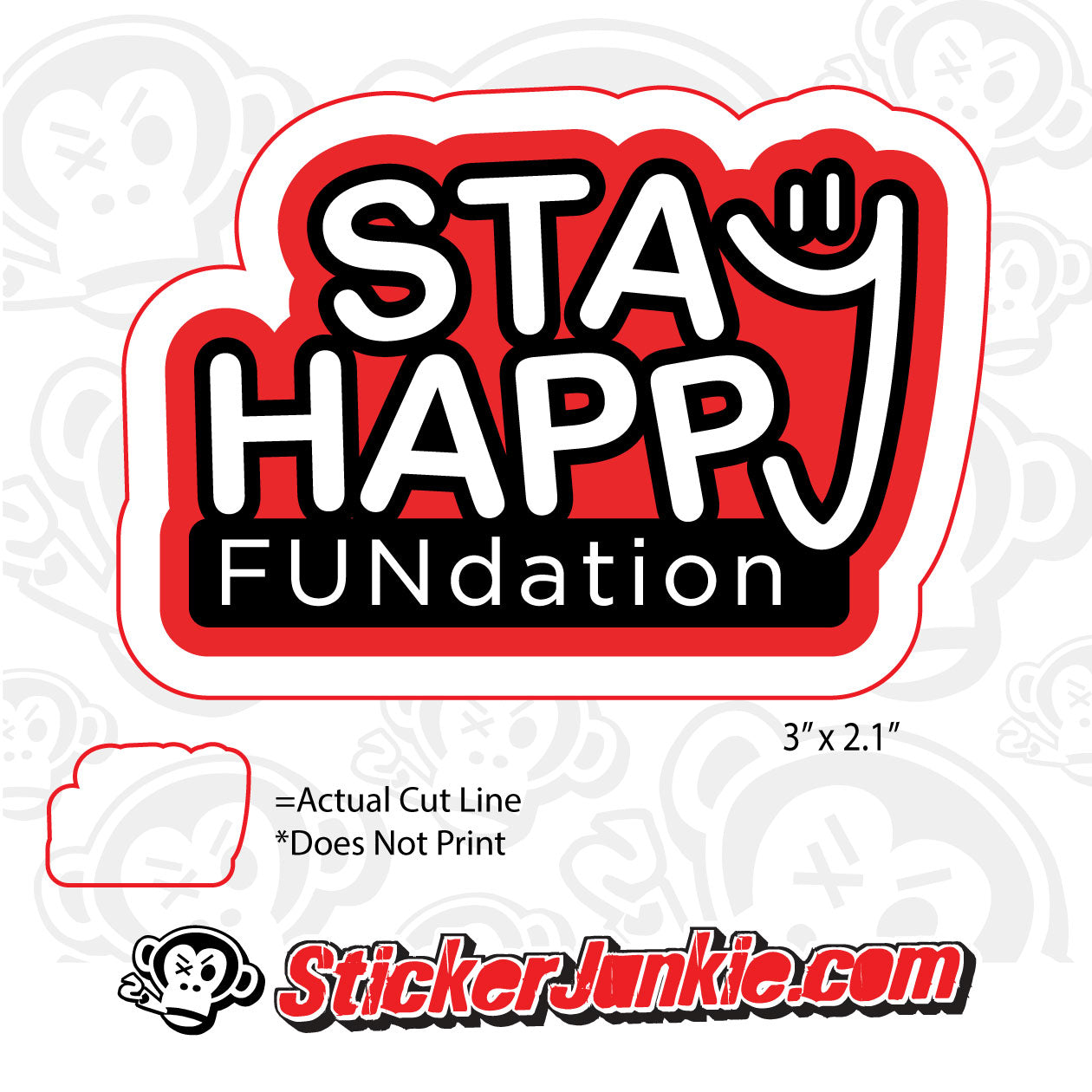 Stay Happy – StickerJunkie.com