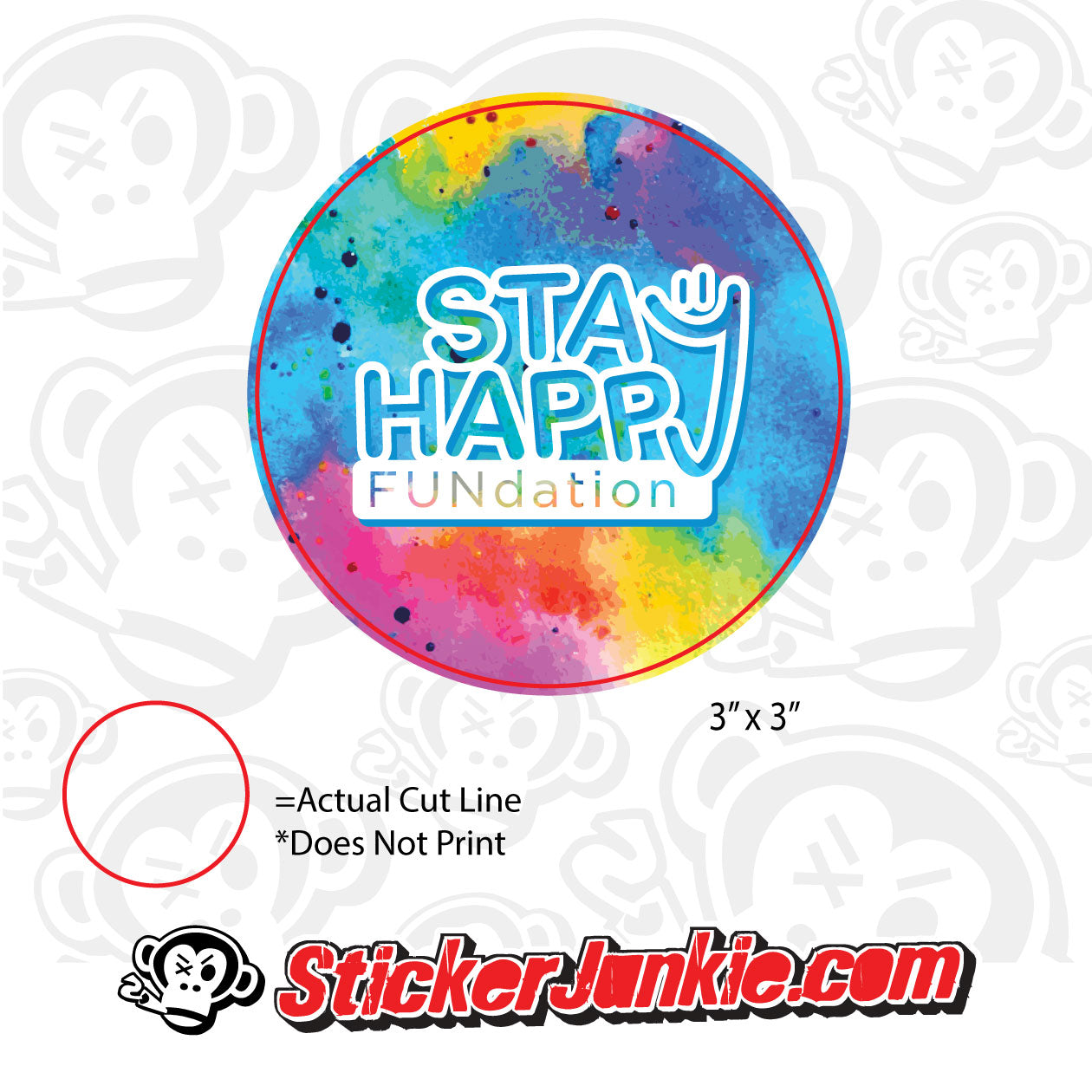 Stay Happy – StickerJunkie.com