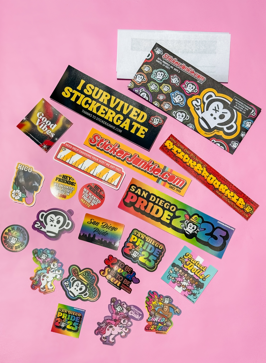 Sample Sticker Pack - ships free! – StickerJunkie.com