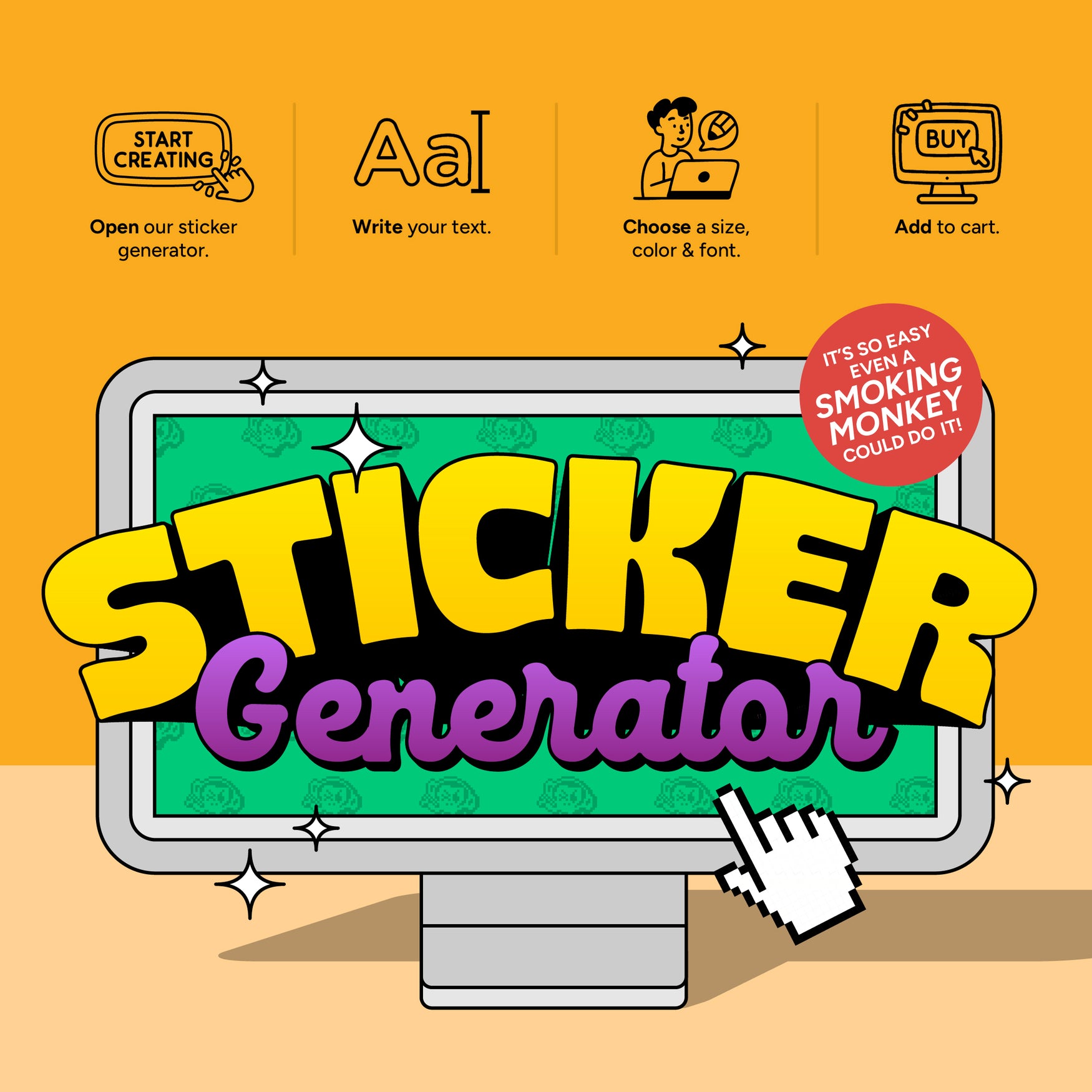 GENERATOR STICKERS – StickerJunkie.com